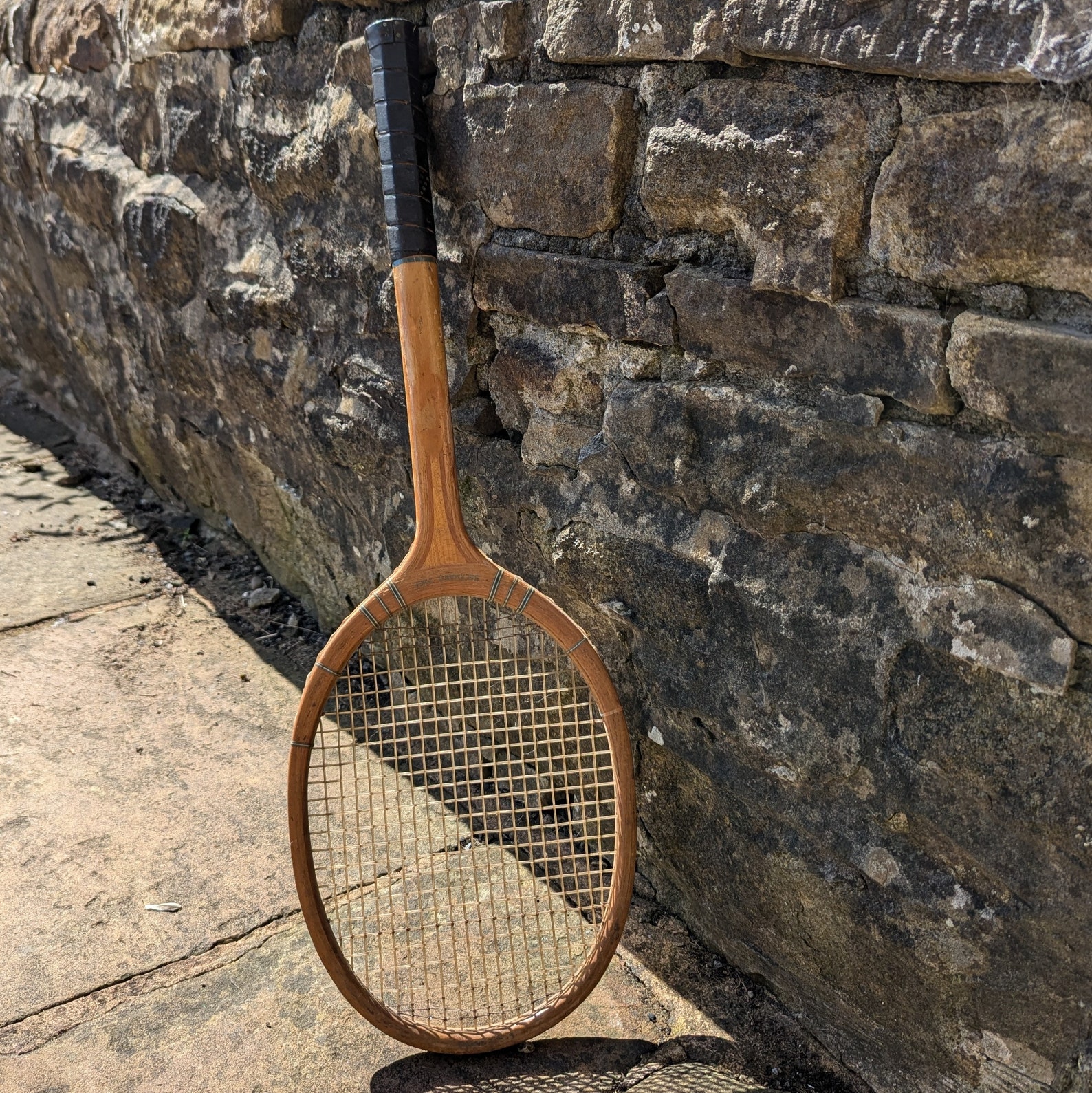 Vintage PM Wooden Tennis Racket Wall Decor Games Room - Etsy