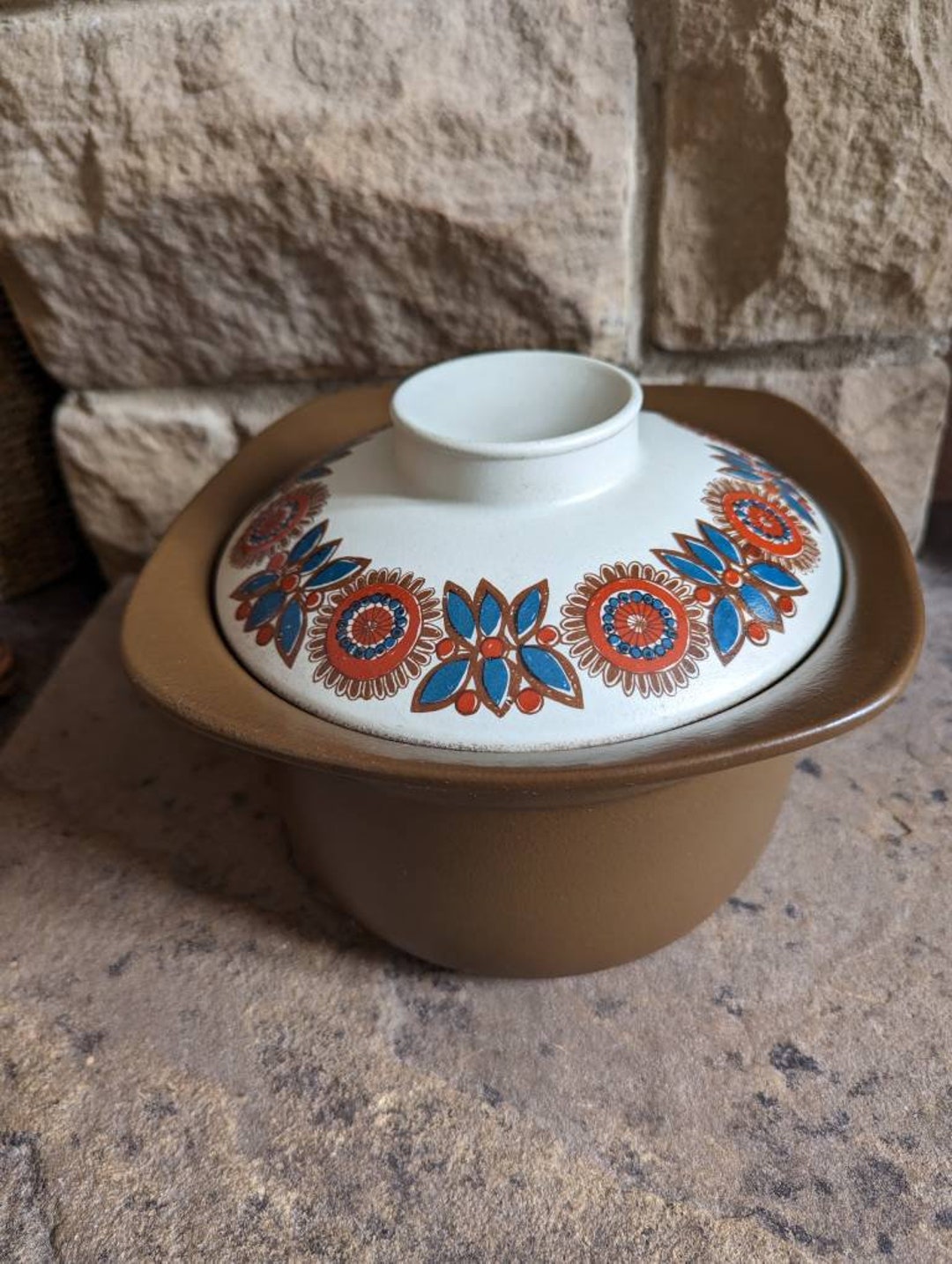 Norwegian Figgjo Flint Astrid Flameware Ceramic Large Casserole Dish ...