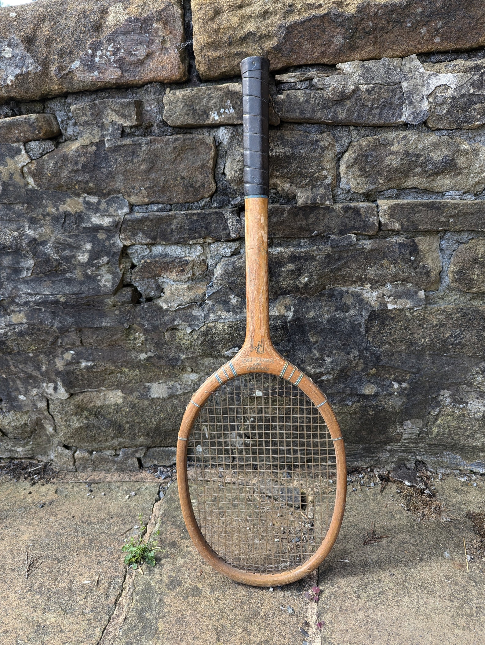 Vintage PM Wooden Tennis Racket Wall Decor Games Room - Etsy