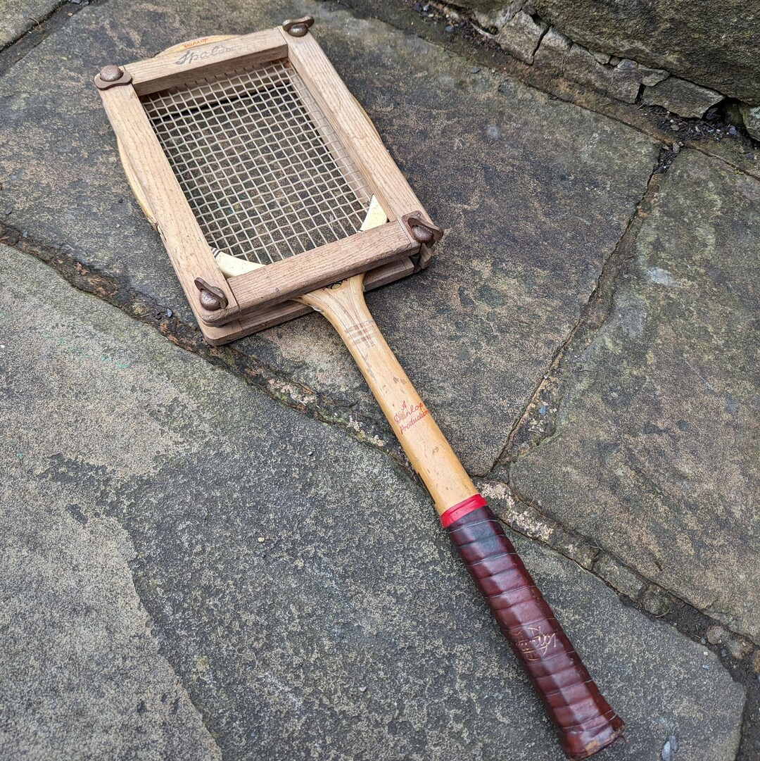 Vintage Dunlop Maxply Wooden Tennis Racket Wall Decor Games Room - Etsy