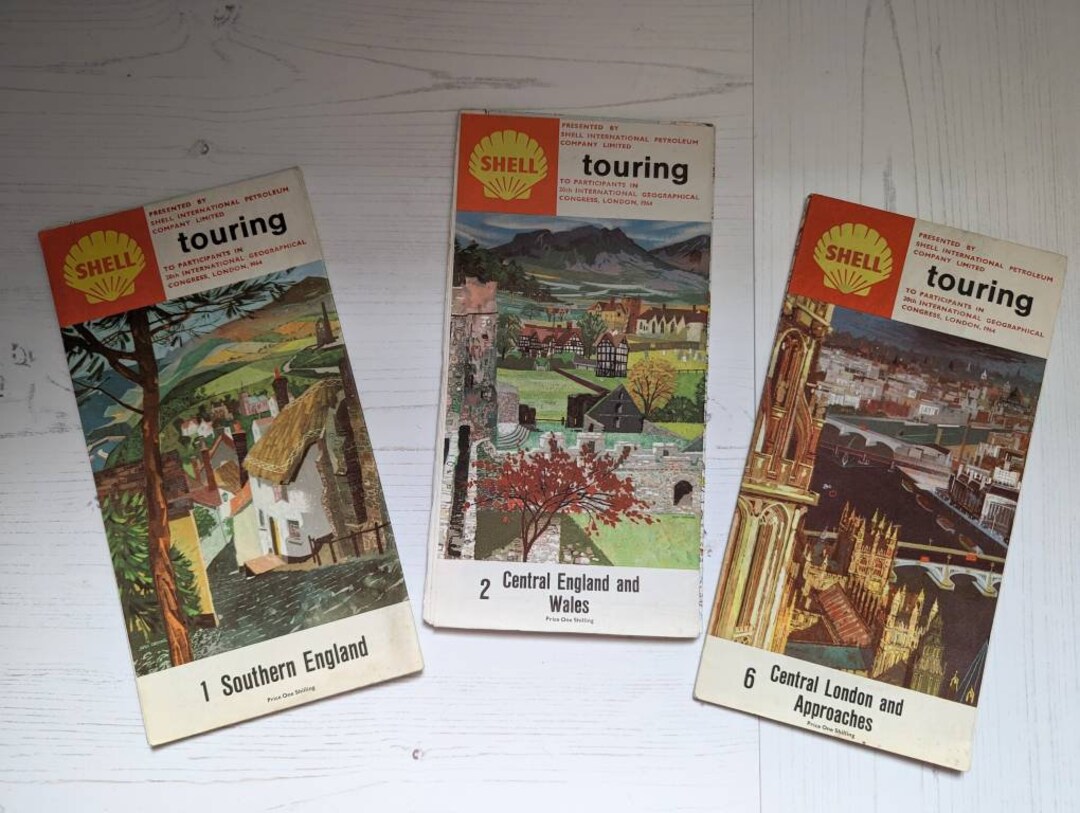 Three X Shell Touring Maps Presented to Participants in 1964 ...