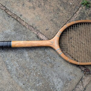 Vintage PM Wooden Tennis Racket Wall Decor Games Room - Etsy