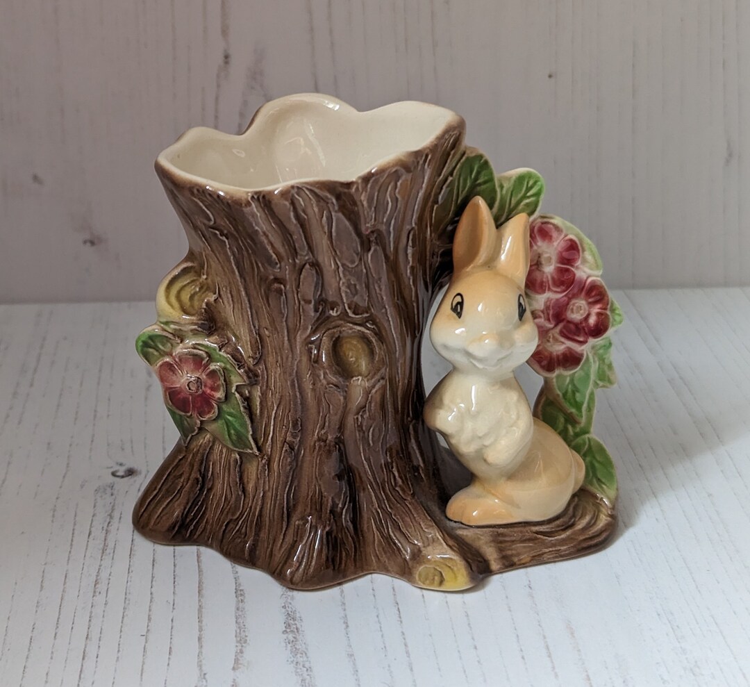 Hornsea Fauna Royal Rabbit Character Vase 1970s Easter Gift Retro Gift ...