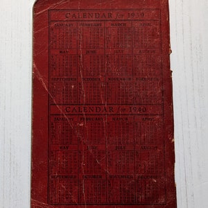 Handwritten Notebook of Motoring Notes 1939-1940 - Etsy Canada