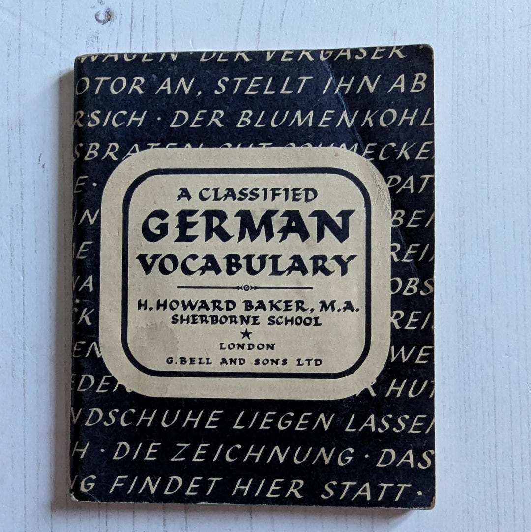 Vintage German Vocabulary Book 1956 Tourist Phrase Book - Etsy