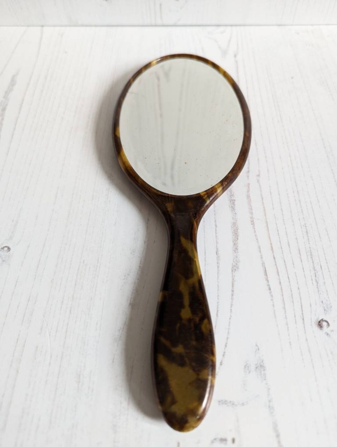 Vintage Celluloid Plastic Faux Tortoiseshell Dressing Table Mirror - Etsy