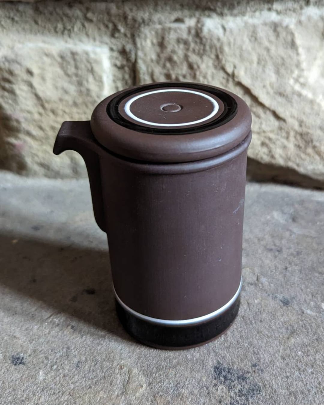 Hornsea Lancaster Vitramic Pottery Contrast Pattern Vinegar Jug 1970s ...