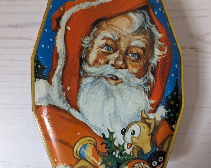 Vintage 1950s George W Horner Tin Father Christmas Santa Claus ...