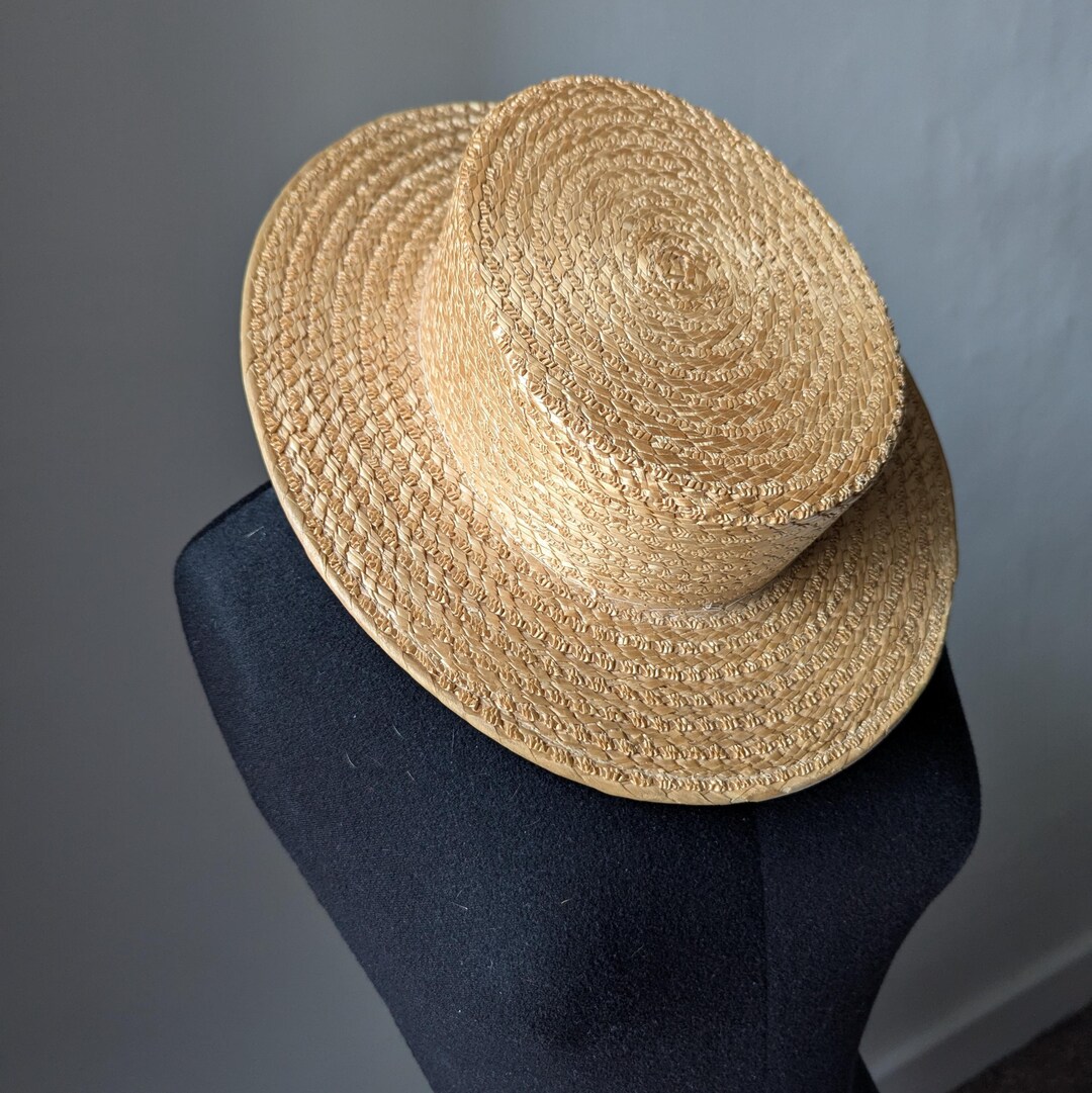 1950s the Ridgmont Make Original Straw Boater Old School Uniform ...