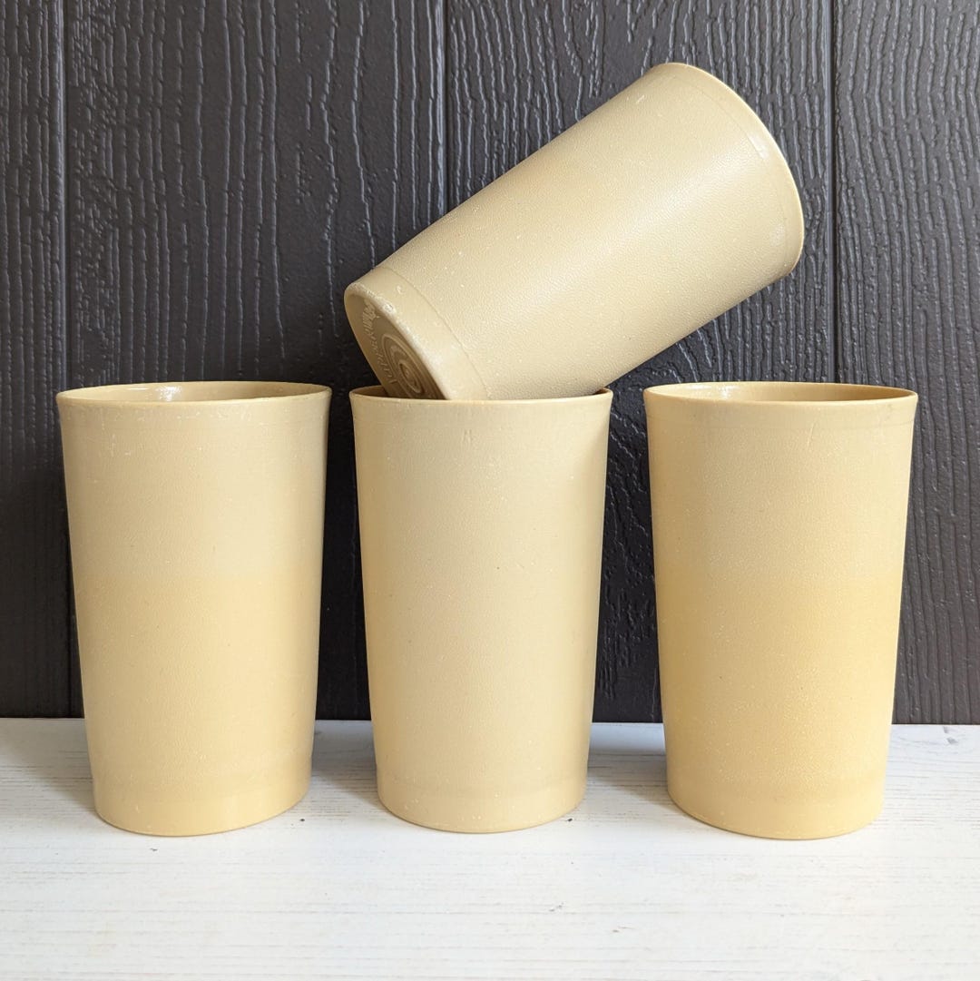 Set of Four Tupperware Stacking Cups 1960s Picnic Kitsch - Etsy