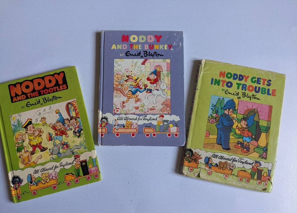Buy Vintage Noddy Books by Enid Blyton Hardback 1950s - 1960s - 1970s ...