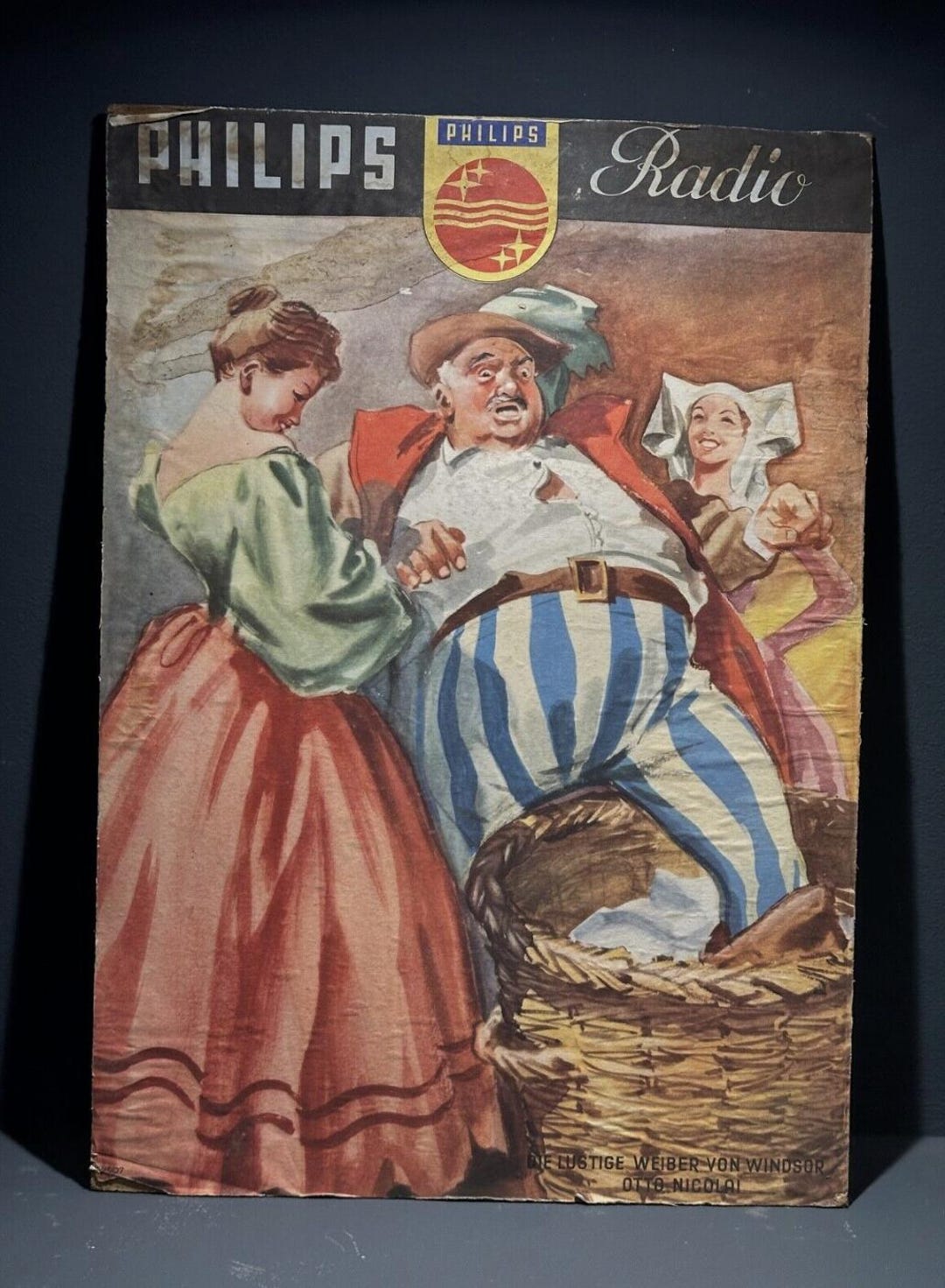 Philips Radio 1940s Advertising Poster - Etsy