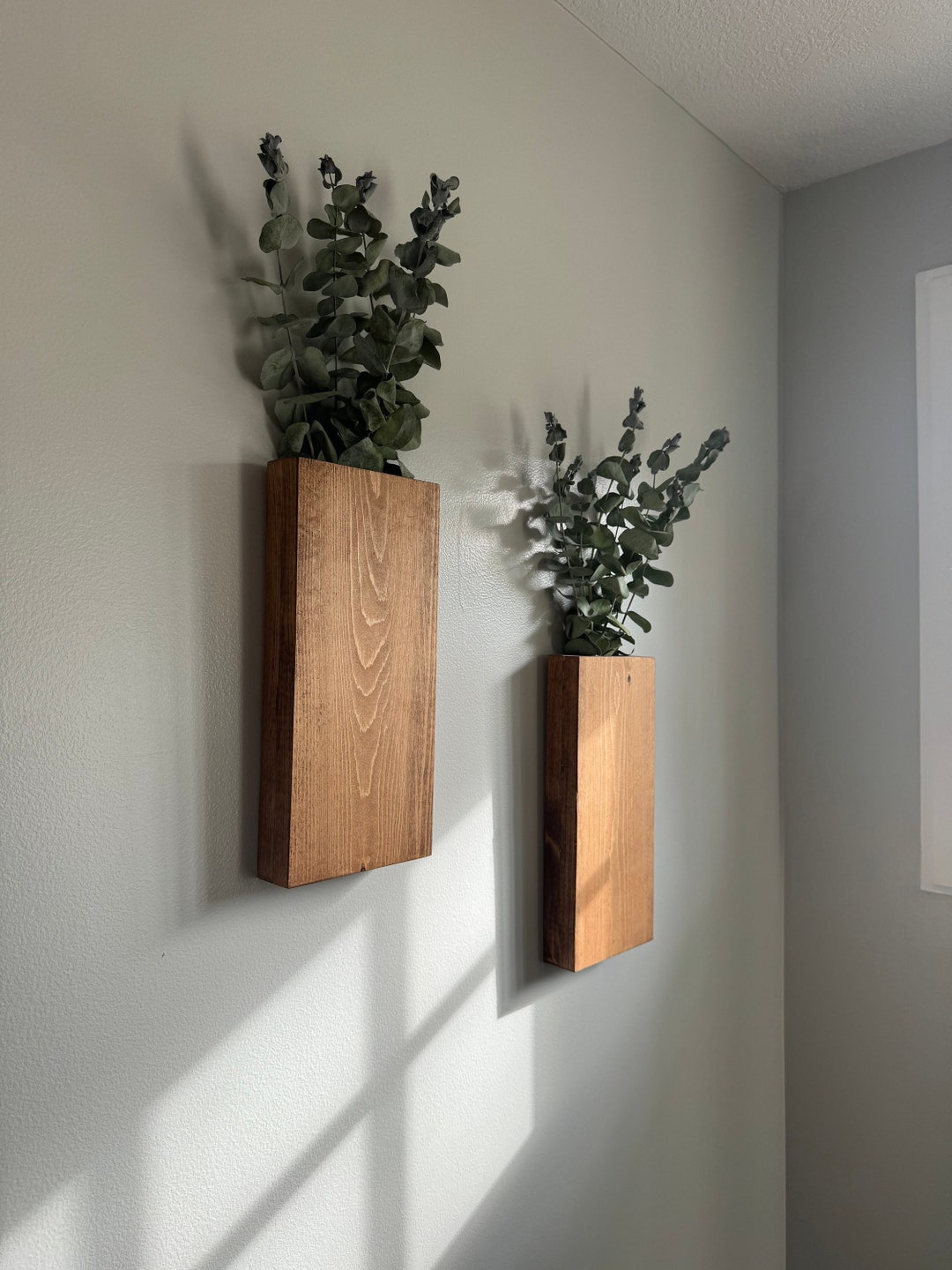Wooden Wall Pocket - Etsy