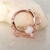 Indian Swirl Septum Clicker Ring / Daith Earring, Rose Gold / Gold ...