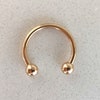 Indian Swirl Septum Clicker Ring / Daith Earring, Rose Gold / Gold ...