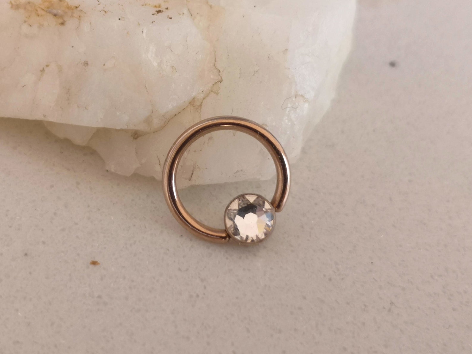 Small Daith Earring / Conch Earring / Helix Earring / Septum | Etsy