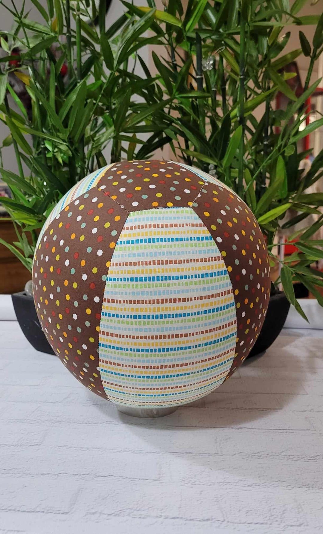 BALLOON BALL- Cotton Fabric Balloon Cover- Pool Ball- Sensory Play ...