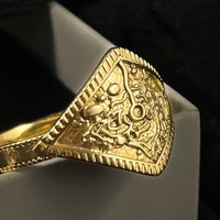 Lucis Ring, Ring of the Lucii, Final Fantasy Ring, Handmade Engraved ...