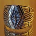 Sterling Silver Imperium Dragon Ring With Runes, Daedric Artifact ...
