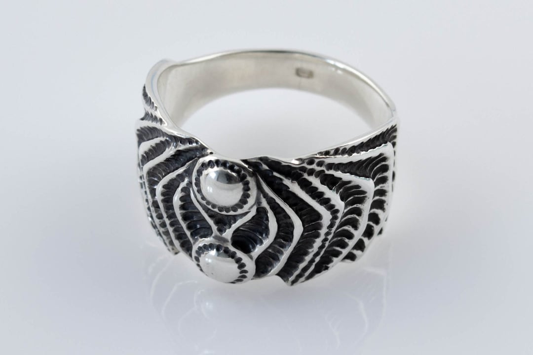 Sterling Silver Ring of Namira: Daedric Fantasy Video Game Jewelry - Etsy