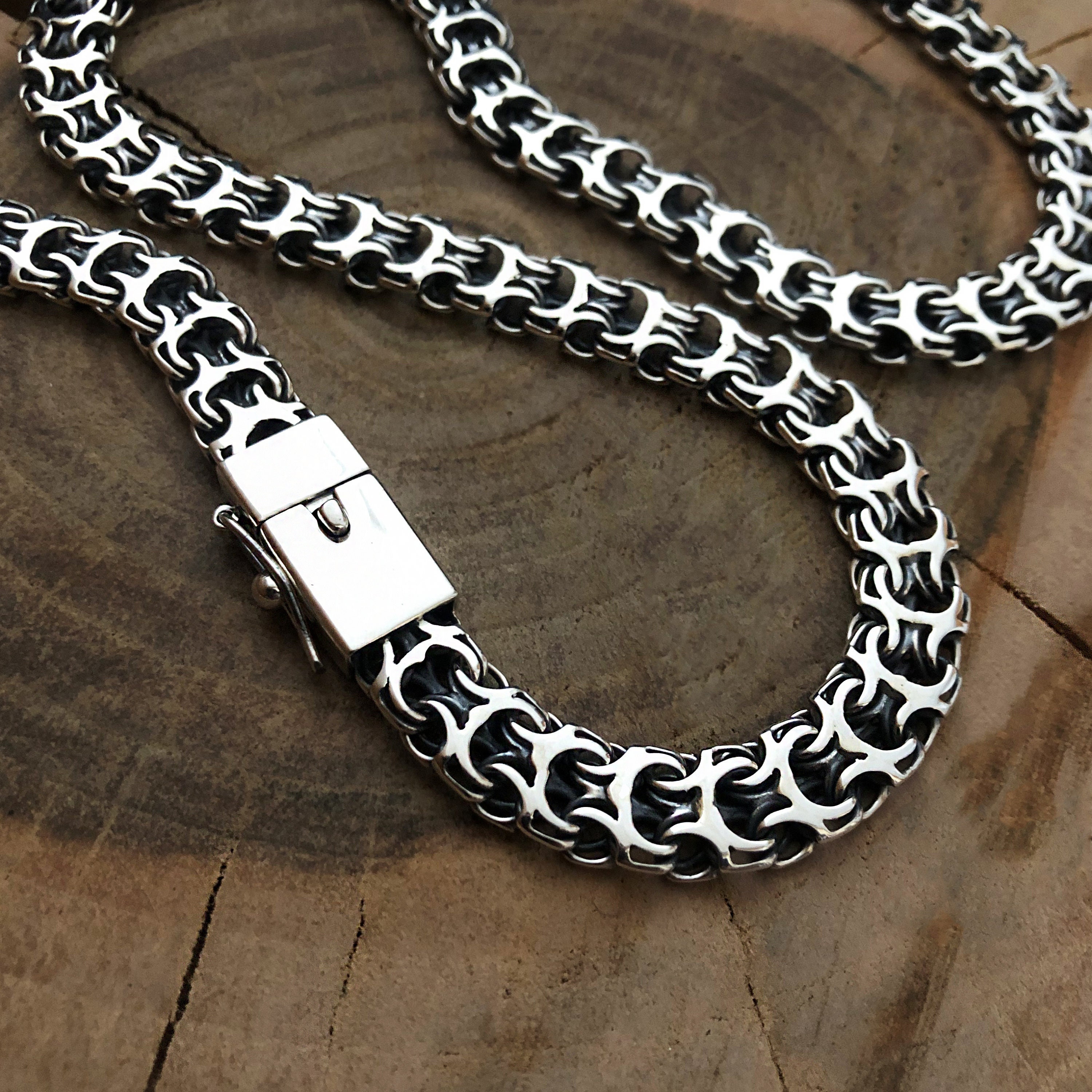 Heavy Silver Chain, Men's Jewelry, Sterling Silver 
