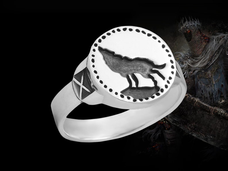 Wolf Ring LARP Jewelry Fantasy Ring Handmade Jewellery - Etsy