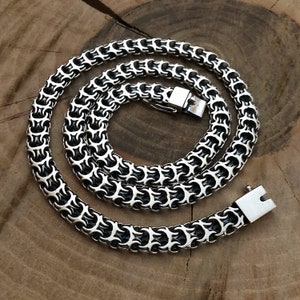 Heavy Silver Chain, Men's Jewelry, Sterling Silver "ramses" Chain - Etsy