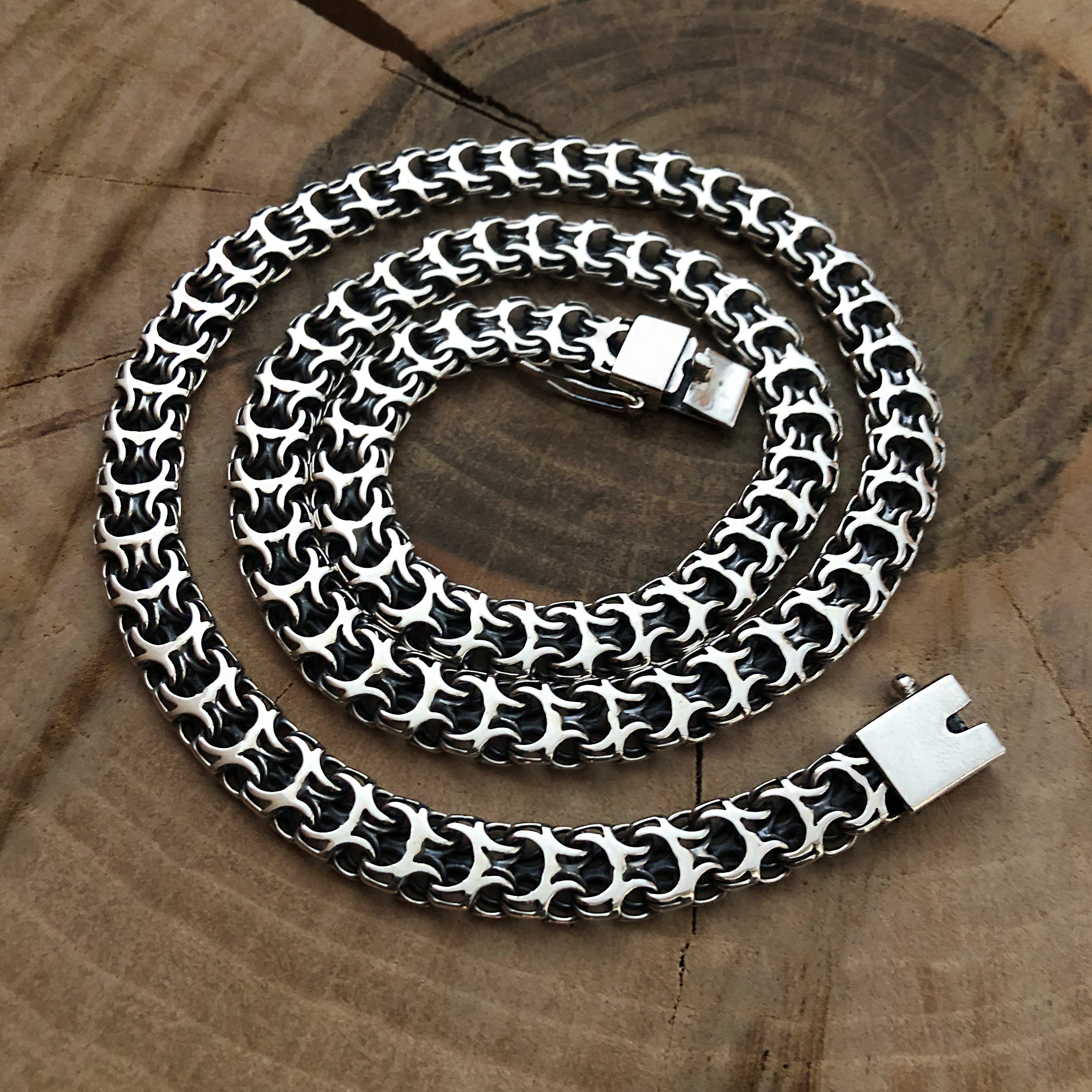 Heavy Silver Chain, Men's Jewelry, Sterling Silver 