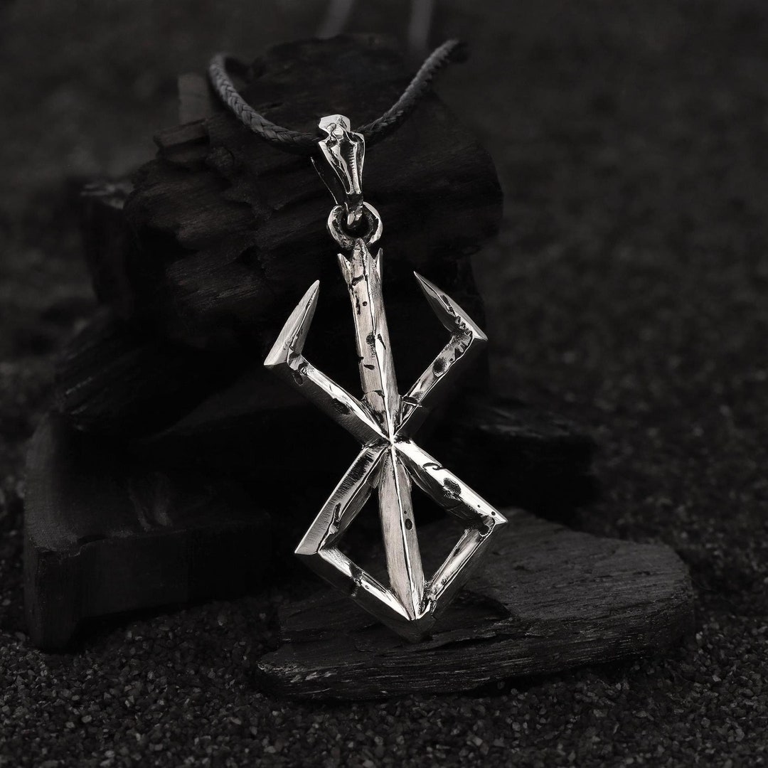 Sterling Silver Brand of Sacrifice Pendant, Video Game Necklace ...