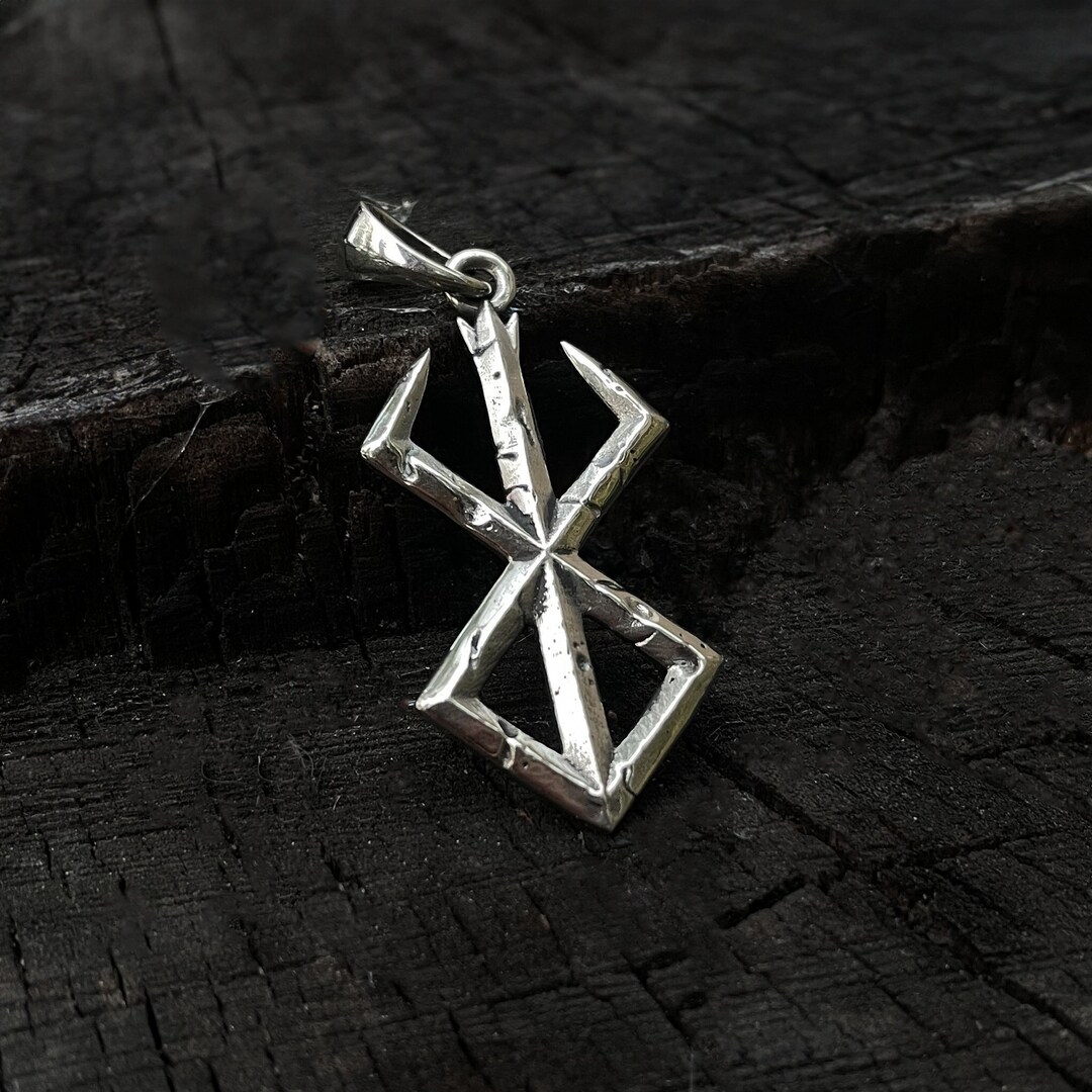 Sterling Silver Brand of Sacrifice Pendant, Video Game Necklace ...