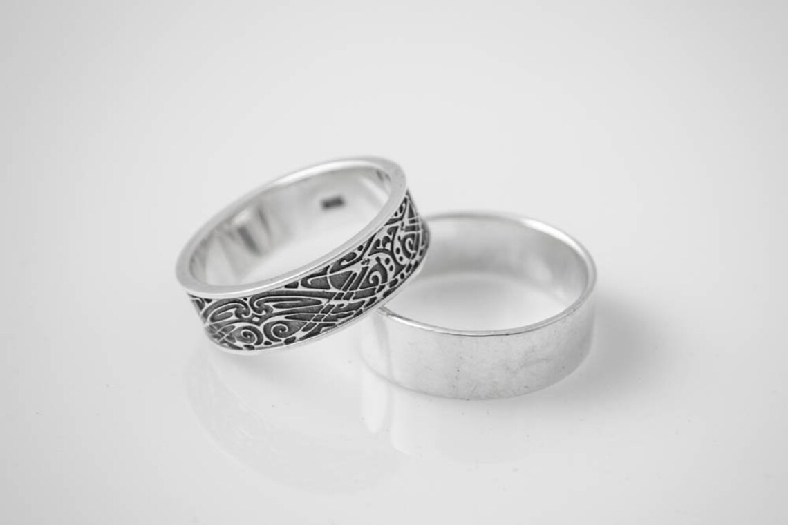 Scandinavian viking ring Thor Ring Vikings Warriors | Etsy