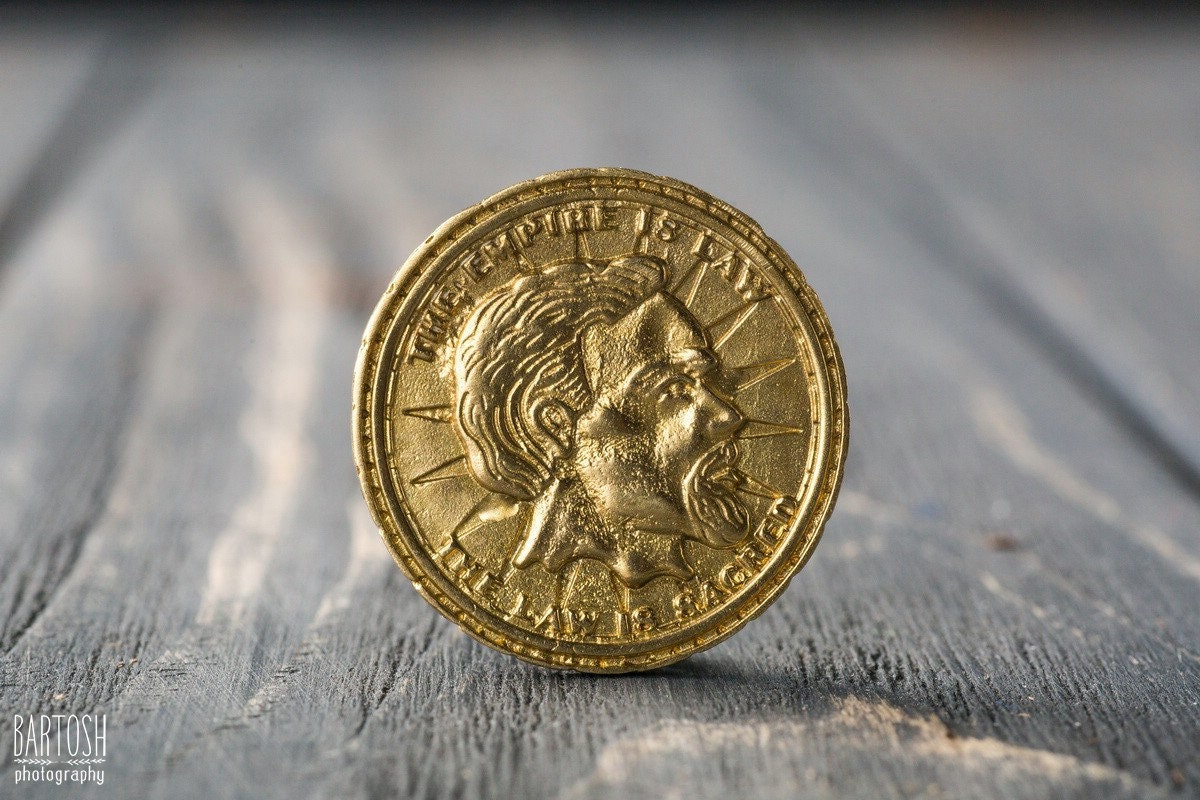 Septim Coin LARP Coin Dragon Empire Fantasy RPG Item Jewelry - Etsy UK