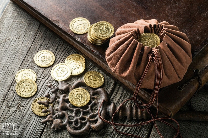 Septim Coin Pack Tamriel LARP Fantasy RPG Brass | Etsy