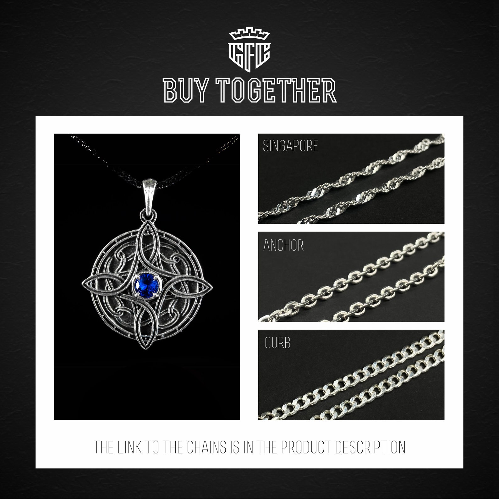 Sterling Silver Amulet of Mara Necklace, Goddess of Love Protection ...