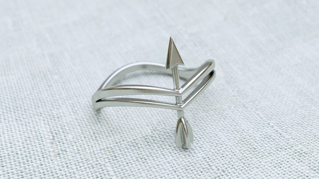 Sterling Silver Arrow Ring: Dainty Minimalist Jewelry - Etsy