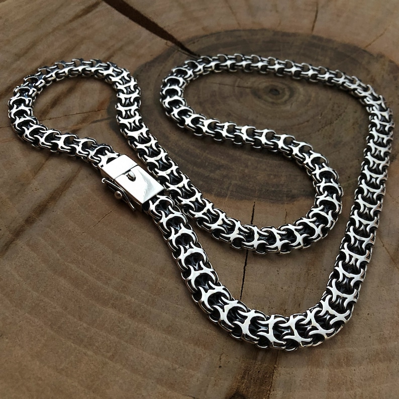 Heavy Silver Chain, Men's Jewelry, Sterling Silver 