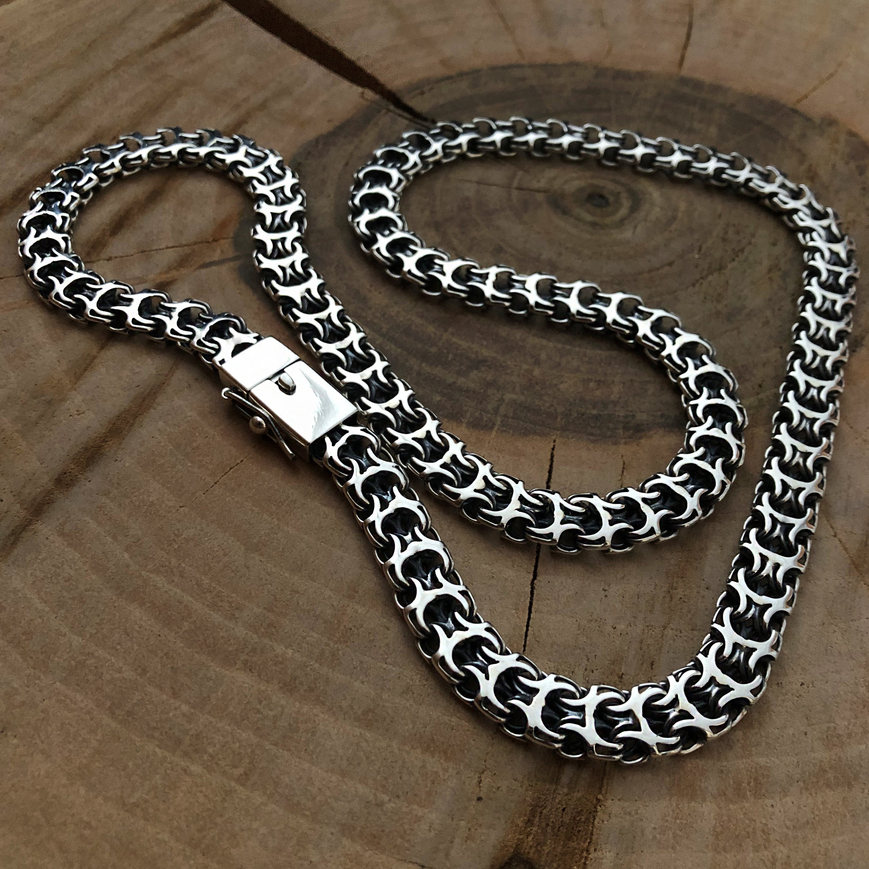 Heavy Silver Chain, Men's Jewelry, Sterling Silver 