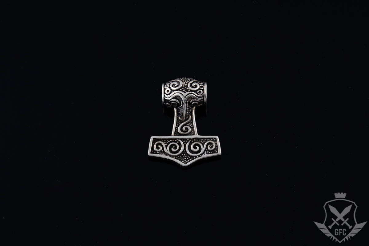 Thor's Hammer Mjolnir Scandinavian Sterling Silver | Etsy