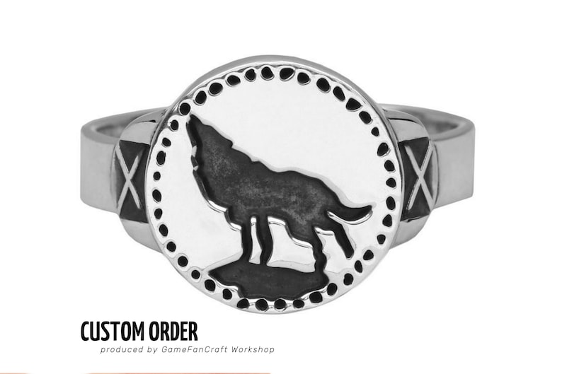 Wolf Ring LARP Jewelry Fantasy Ring Handmade Jewellery - Etsy