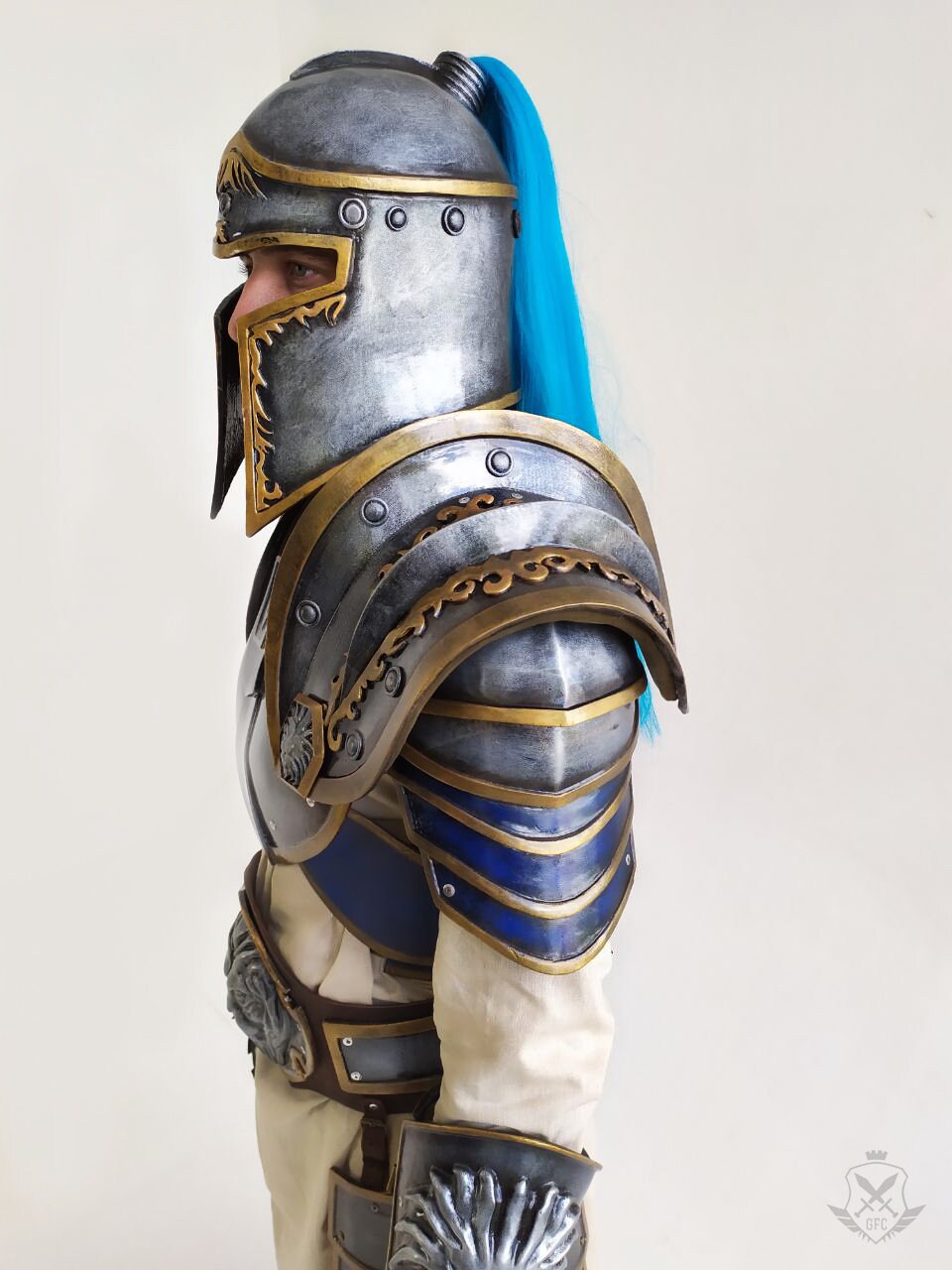 LARP armor set Footman cosplay Fantasy warrior armor set | Etsy