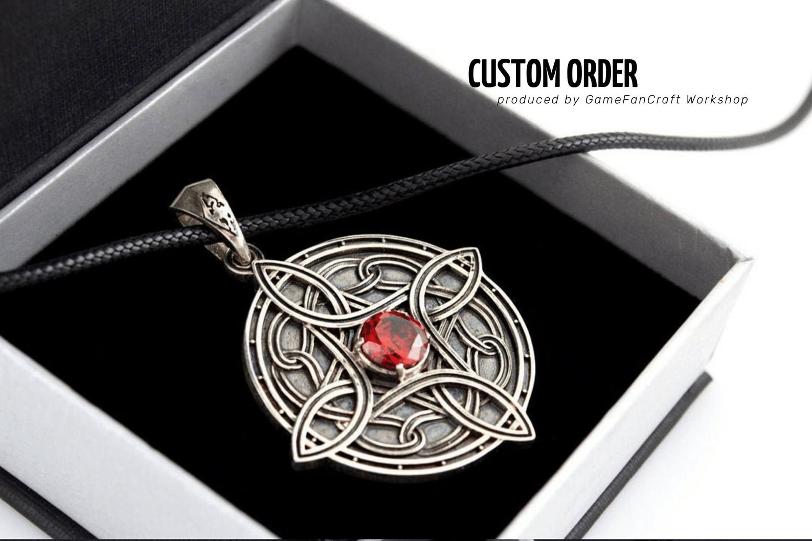 Sterling Silver Amulet of Mara Necklace, Goddess of Love Protection ...