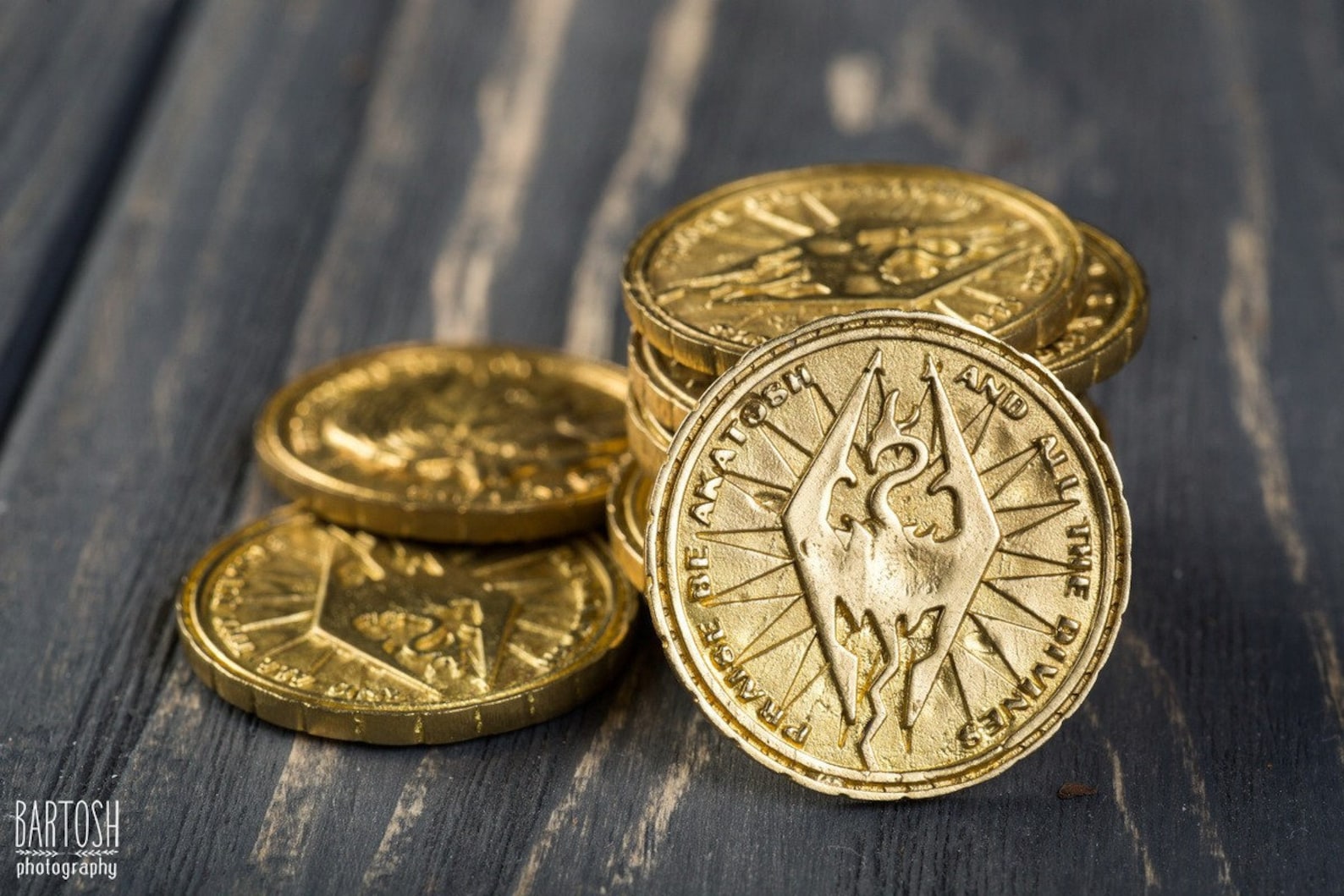 Septim Coin LARP Coin Dragon Empire Fantasy RPG Item Jewelry - Etsy UK