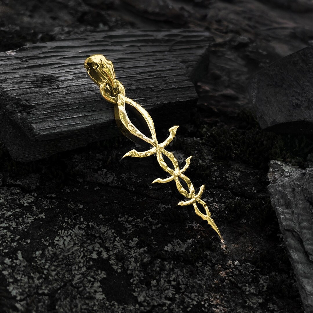 Golden Caryll Byrgenwerth Oath Rune Corruption Pendant, Video Game ...