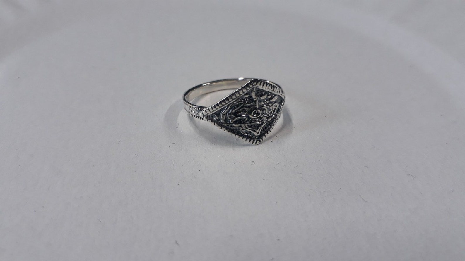 Ring of Favor and Protection With Ornament Gold Plated - Etsy