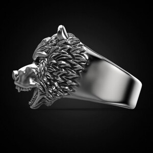 Bear Head Ring, Bear Jewelry, Animal Jewelry, Brutal Ring, LARP and ...