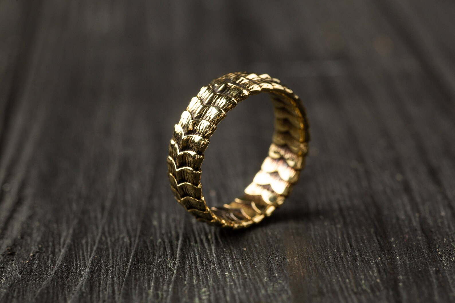 Sterling Silver Dragon Scales Ring: Fantasy LARP Jewelry - Etsy