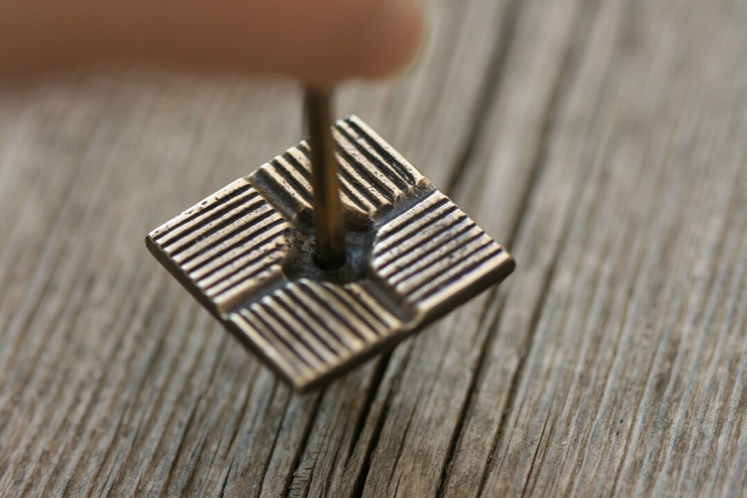 Square Dreidel, Brass Dreidel, FREE SHIPPING Brass Spinning Toy ...