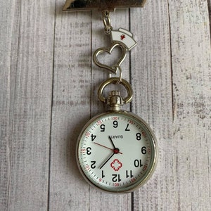 Nurse Medical Large Face Red Cross Fob Watch - Etsy UK