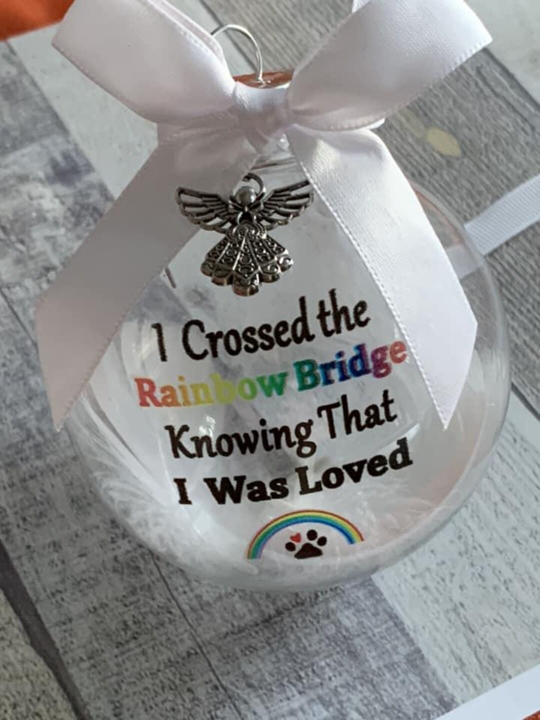Cross the Rainbow Bridge Christmas Tree Decoration A Beautiful Tribute ...