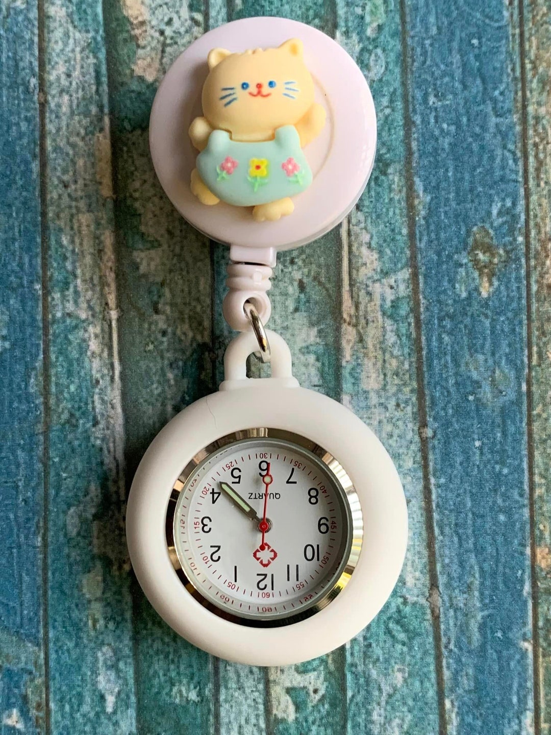 Nurse / Nursery Nurse/teacher/ Retractable Fob Watch - Etsy
